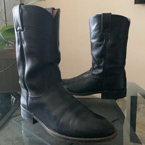 Justin Boots | Shoes | Justin Classic Roper Boot With Black Kipskin ...